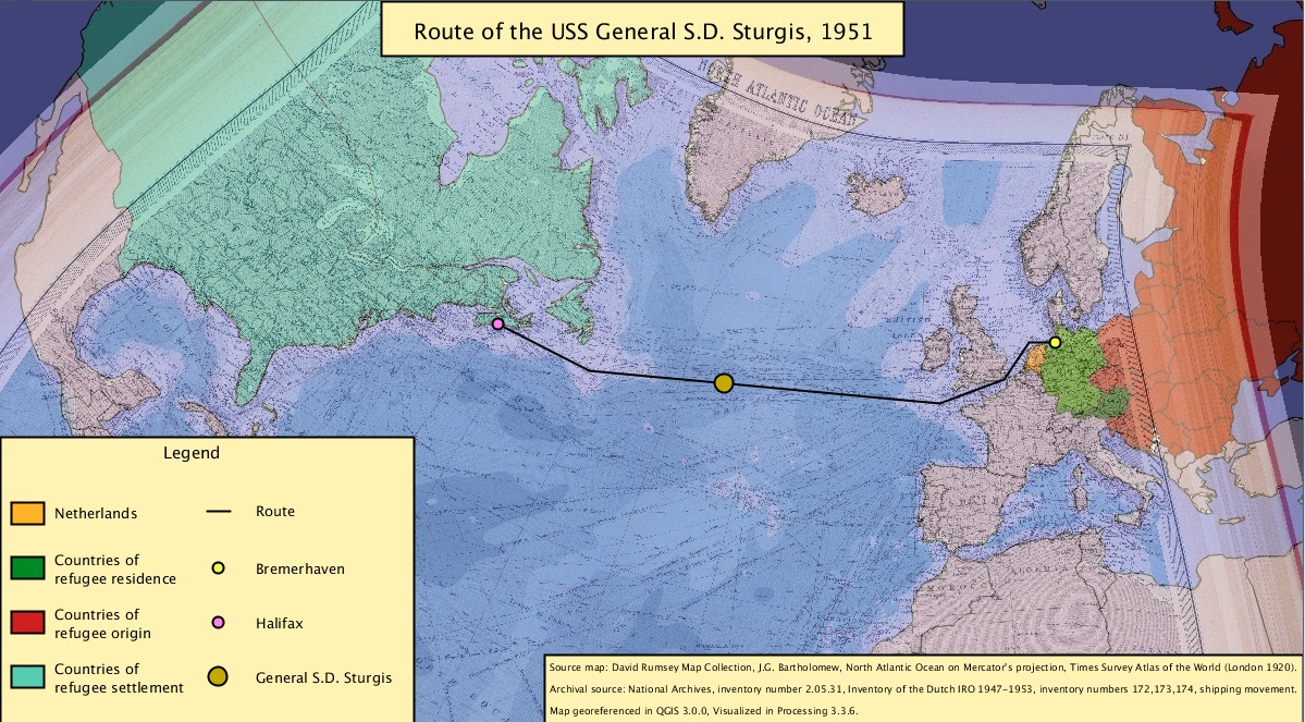 Fig. XIV: J.G. Bartholomew, ‘North Atlantic Ocean on Mercator's ...